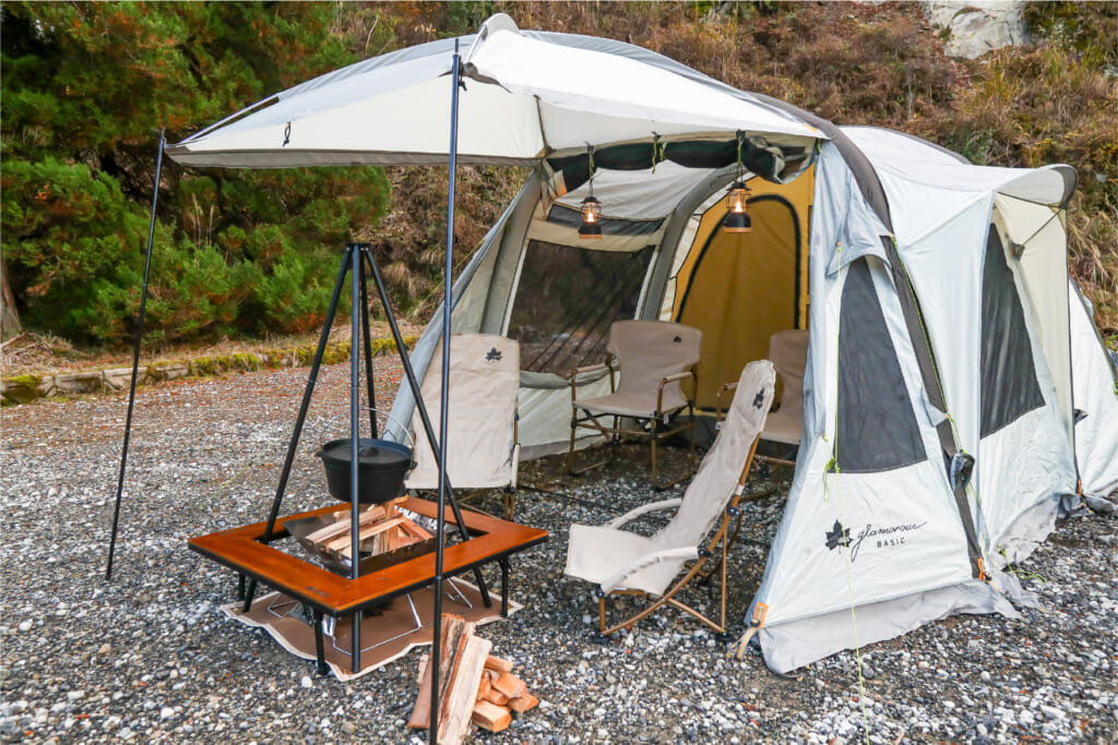 遊里キャンプ場のレンタル品｜キャンプ初心者に便利なアイテム
